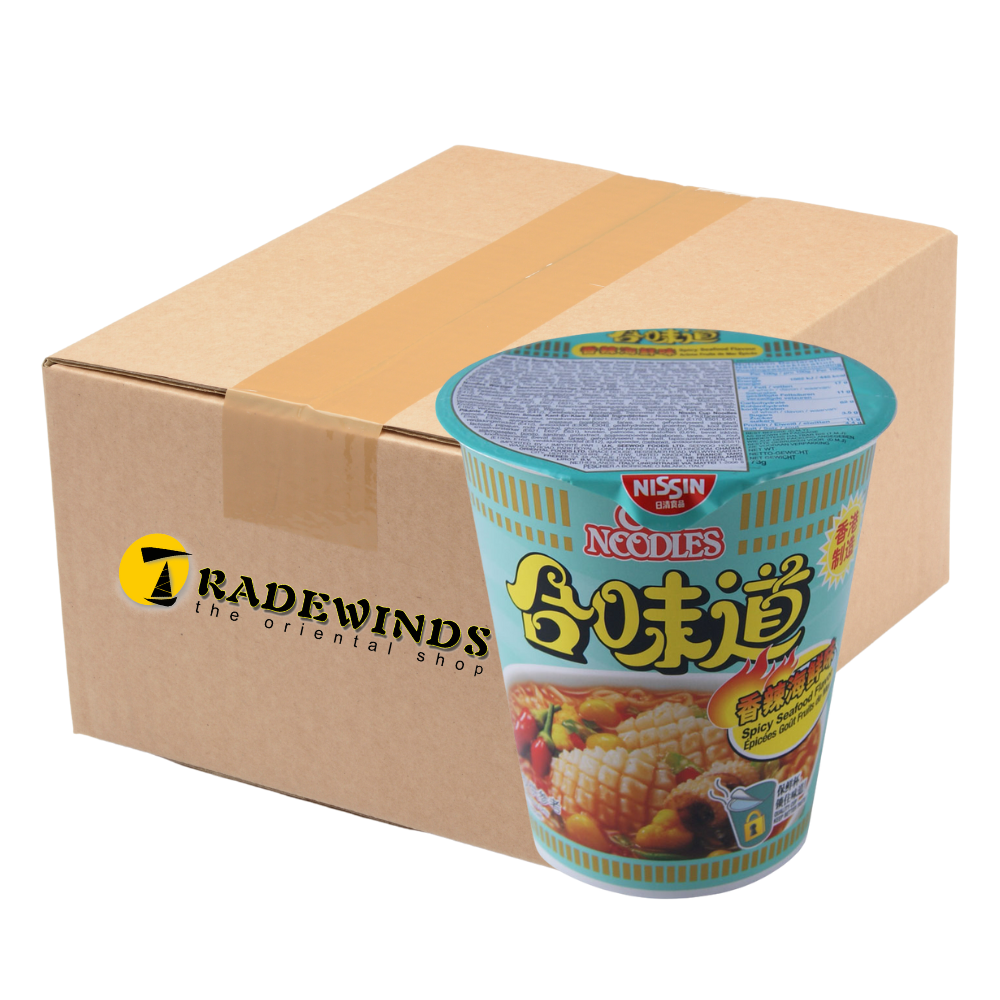 Nissin Spicy Seafood Flavour Cup Noodle - 24 Cups – Tradewinds Wholesale